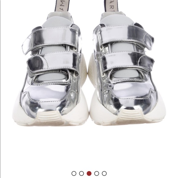 Stella McCartney | Shoes | Stella Mccartney Silver Rare Eclypse 38 Fits ...